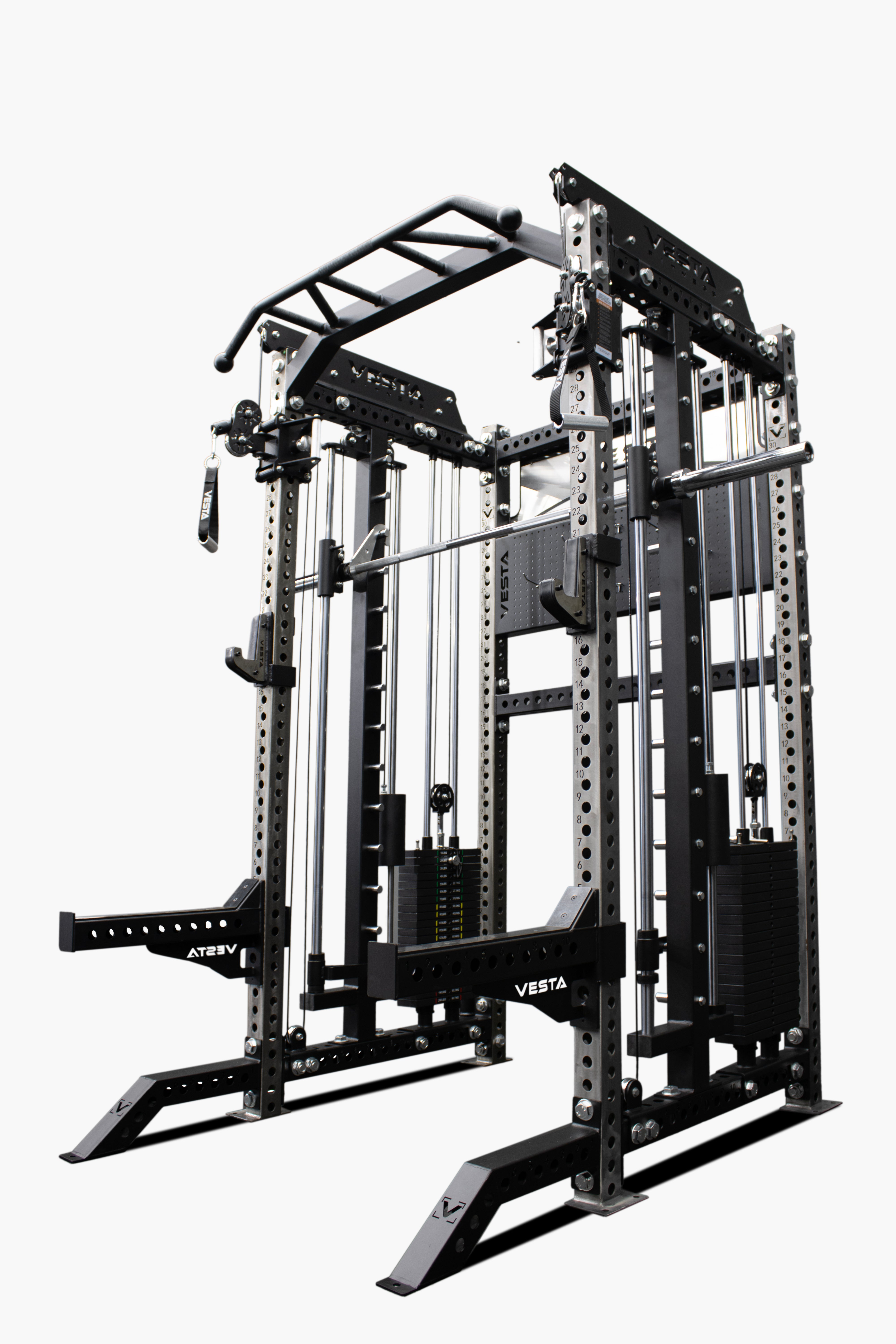 PRO SERIES 3IN1 Ultimate Rack With Smith Machine | Vesta Fitness