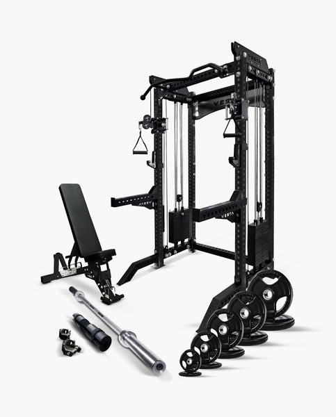 Ultimate Package I - PRO SERIES 2IN1 Ultimate Half Rack Functional Tra ...