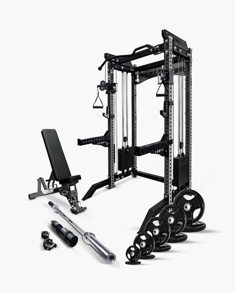 Ultimate Package I - PRO SERIES 2IN1 Ultimate Half Rack Functional Tra ...