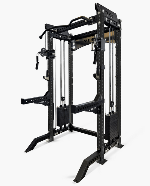 PRO SERIES 2IN1 Ultimate Half Rack Functional Trainer Combo – Vesta ...