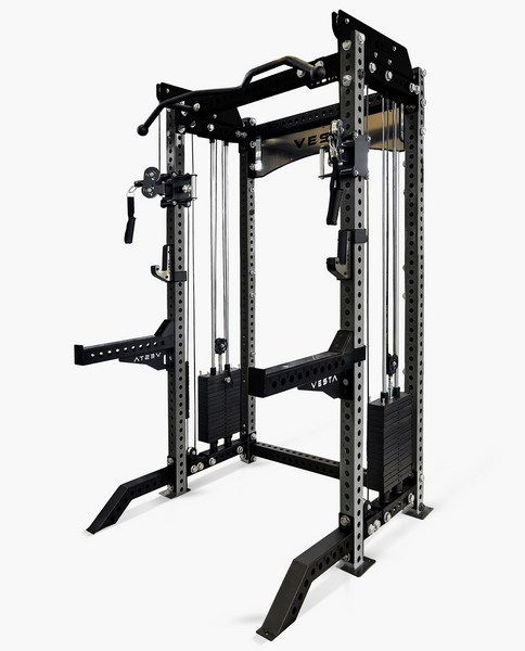 PRO SERIES 2IN1 Ultimate Half Rack Functional Trainer Combo – Vesta ...