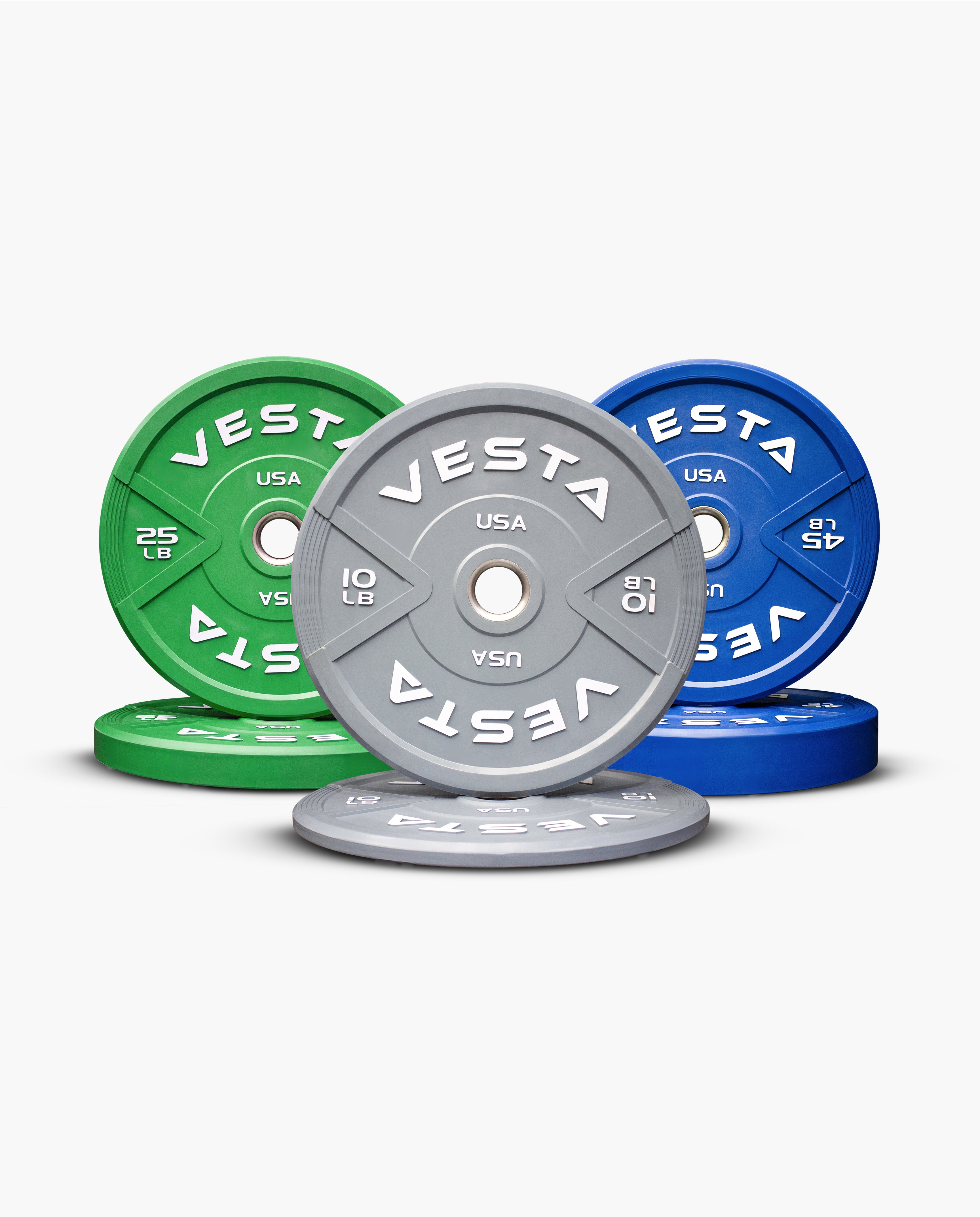 Colored Bumper Plates | Vesta Fitness