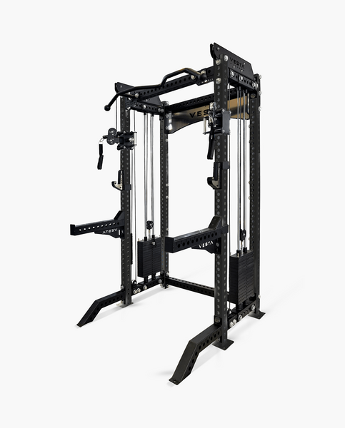 PRO SERIES 2IN1 Ultimate Half Rack Functional Trainer Combo – Vesta ...