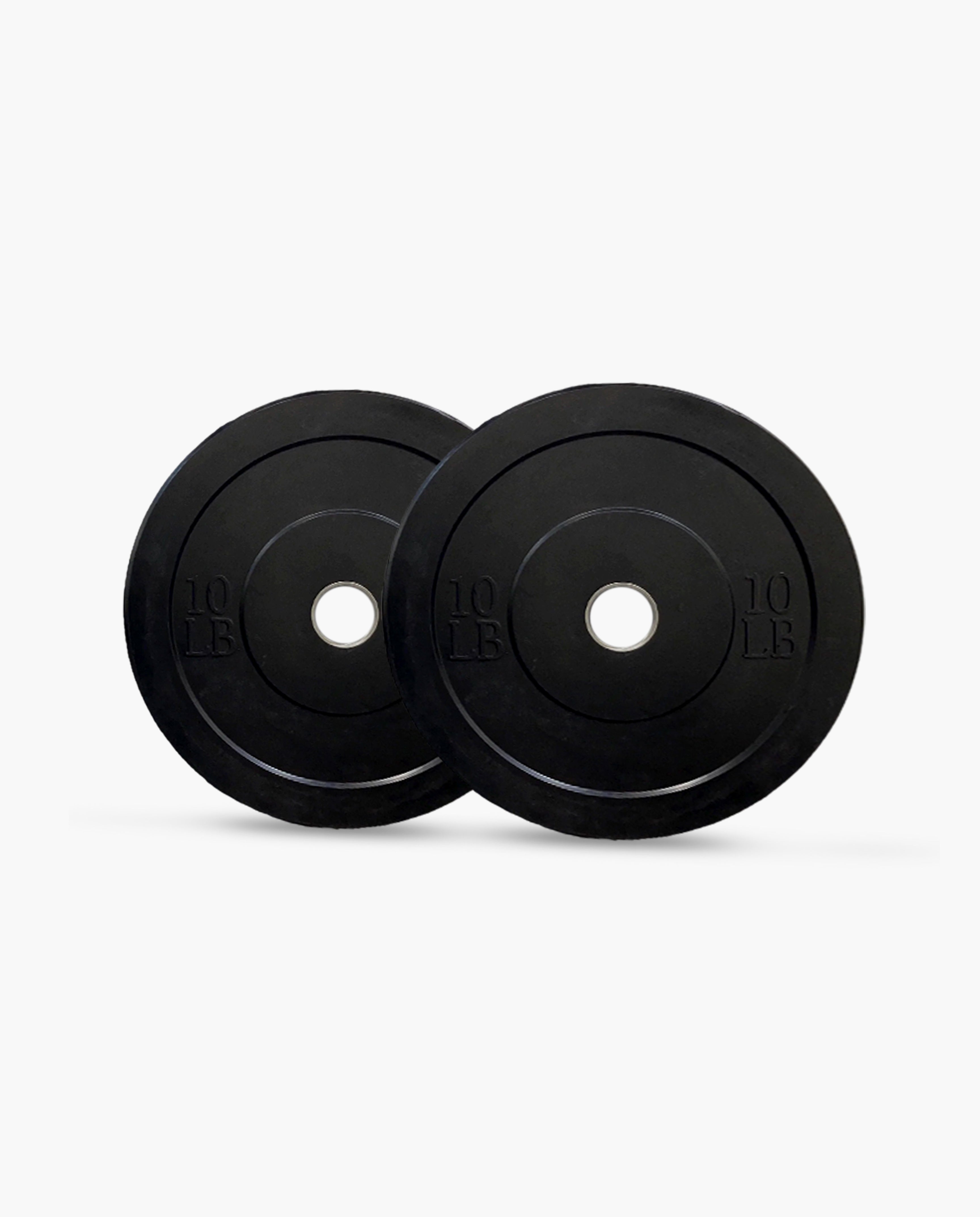 Standard Black Bumper Plates | Vesta Fitness
